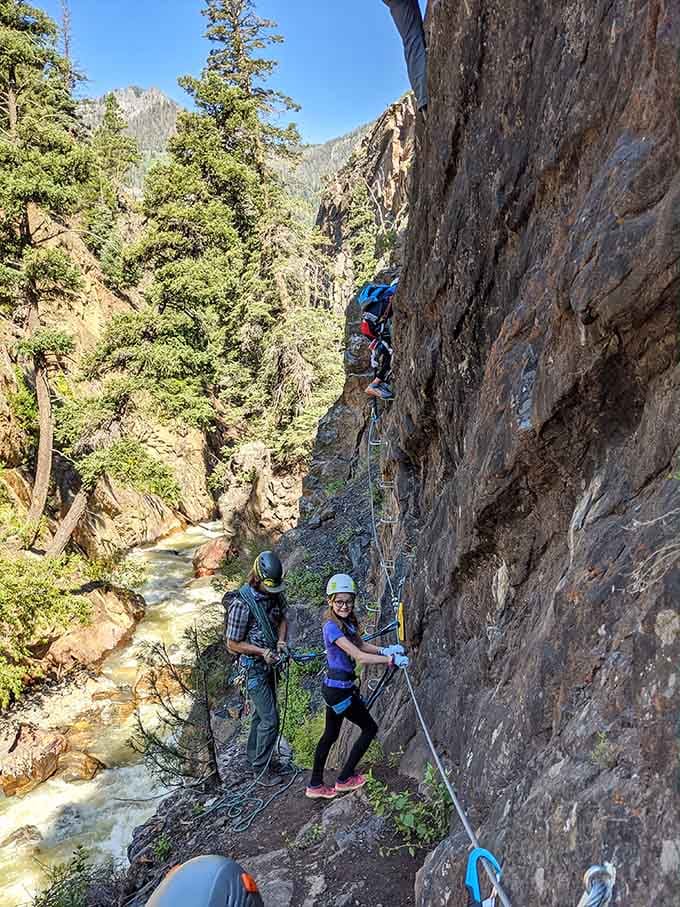 Via ferrata routes let you channel your inner mountaineer, clipped safely to the rock while pretending you're fearless.