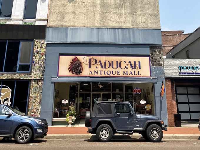 Paducah Antique Mall invites treasure hunters to discover yesterday's forgotten gems at prices that won't require therapy.