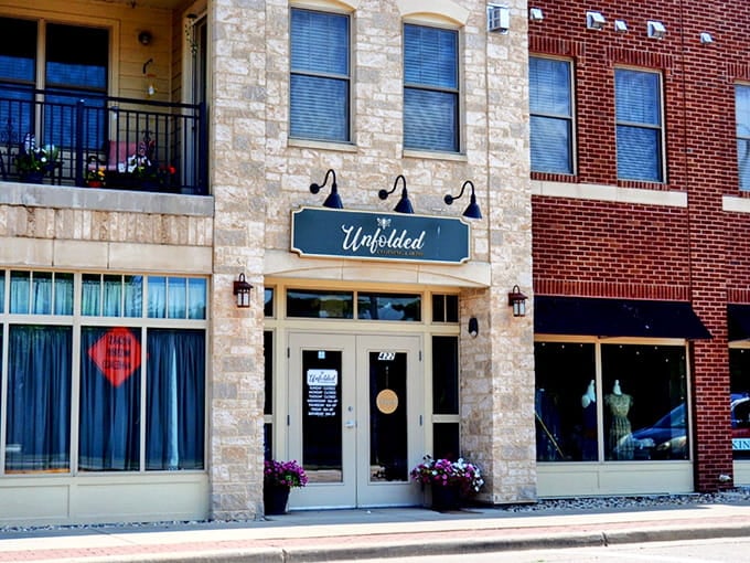 Unfolded Clothing and Home adds a touch of boutique shopping to this river town's retail scene.