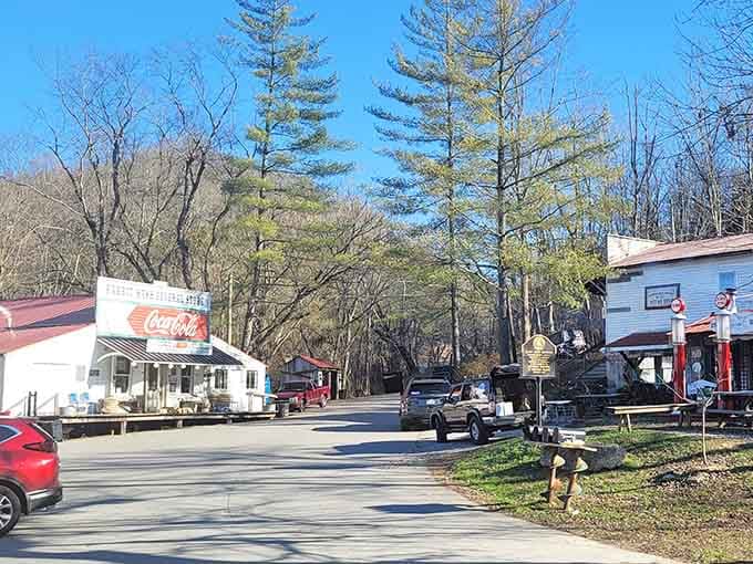 A street view that hasn't changed much in decades, and that's exactly how everyone wants it.