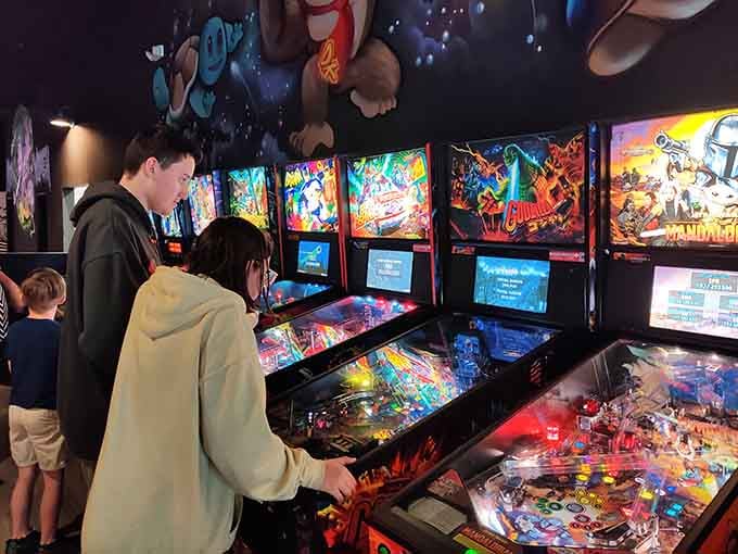 Pinball wizards gather here where silver balls dance across playfields like they did in Tommy's dreams.