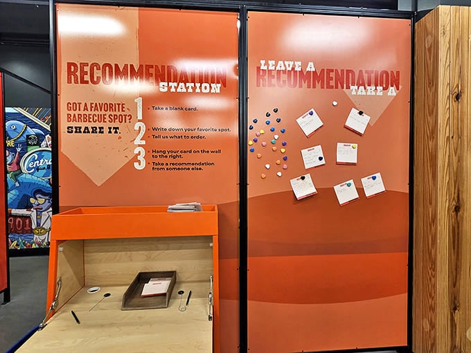 The Recommendation Station turns barbecue opinions into community wisdom. Your favorite joint deserves more than just a Yelp review&mdash;it deserves a handwritten tribute.