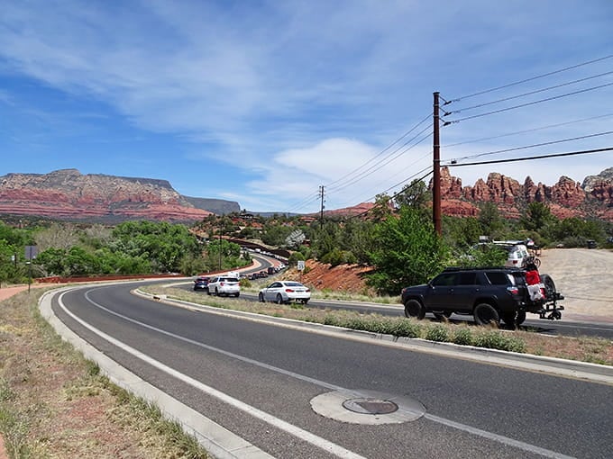 Gentle curves lead you deeper into the landscape, each turn revealing another reason to pull over.