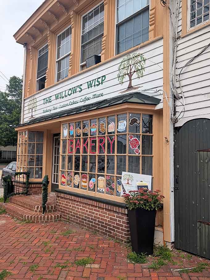 The Willow's Wisp Bakery window display could make a diabetic weep with joy and existential conflict simultaneously.