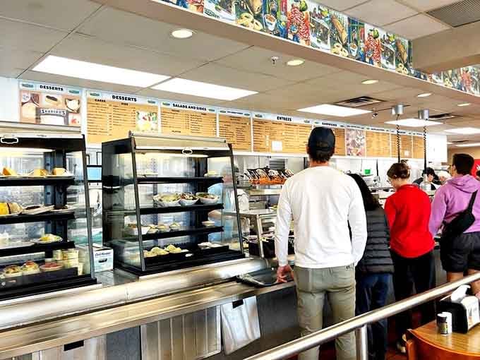 The cafeteria line moves fast, but take your time deciding because these choices matter deeply.