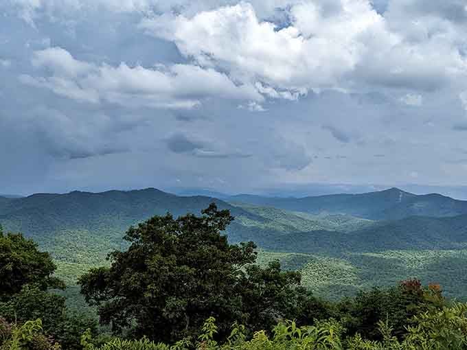 Mountain vistas remind you that this adventure sits nestled in some of North Carolina's most stunning terrain.