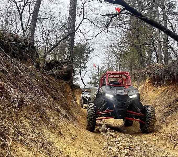 Serious off-roading terrain that separates the weekend warriors from the truly adventurous souls out there.