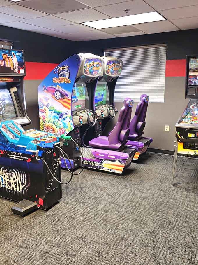 Classic arcade games for when you need a break from real racing or your legs need recovery time.