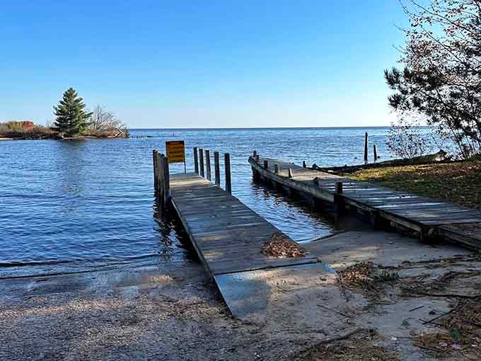 Lake access means you can paddle your way to adventure, assuming your arms are up for it.