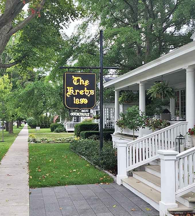 The Krebs has been serving farm-to-table cuisine since before it was cool. That porch practically begs you to enjoy a pre-dinner cocktail.