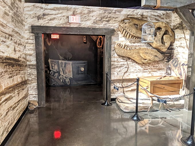 Step into the depths of history! Explore ancient fossils and mysterious mine shafts where every corner holds a prehistoric secret.