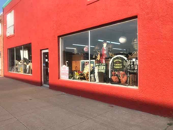 Triple A Antiques' vibrant storefront promises treasures inside that your spouse will call clutter and you'll call "vintage collectibles with investment potential."