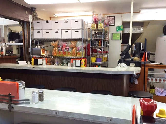The counter display tempts you with treats while you wait, because one delicious thing always leads to another.