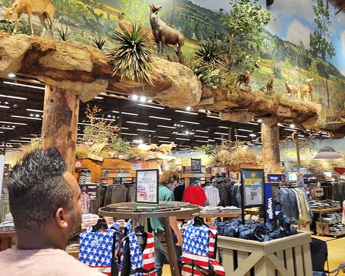 The Bass Pro Shops connection means outdoor gear shopping and bowling can finally coexist in beautiful, bizarre harmony.