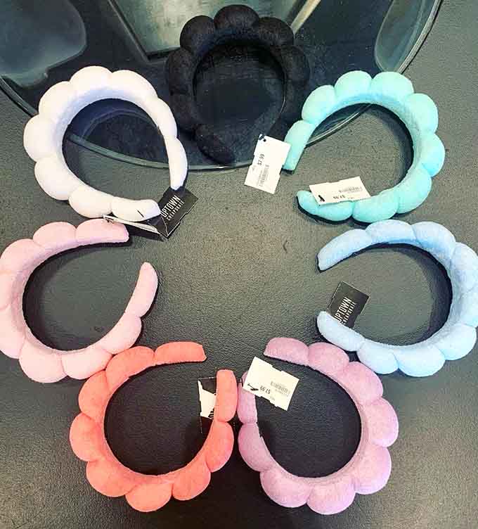 Headbands proving that accessories don't need to cost more than actual food to make a statement worth making.