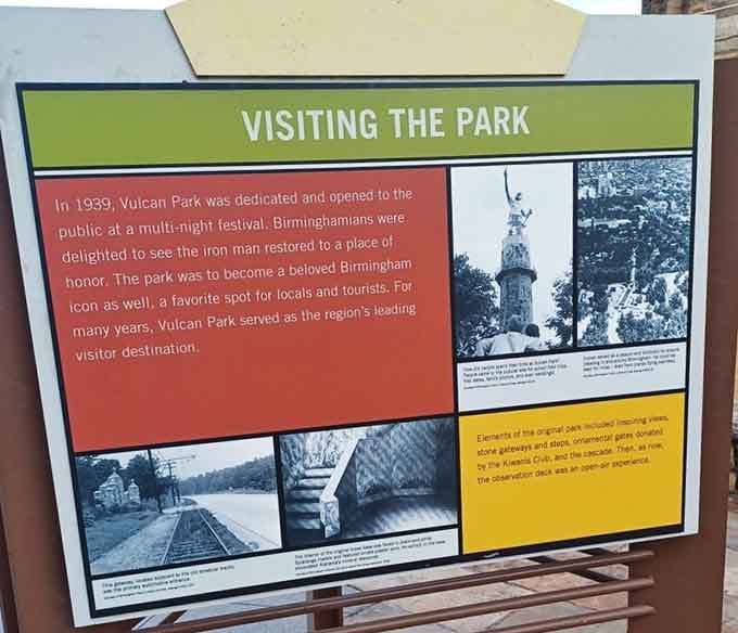 Historical markers throughout the park tell stories that make you realize your high school history class missed some good stuff.