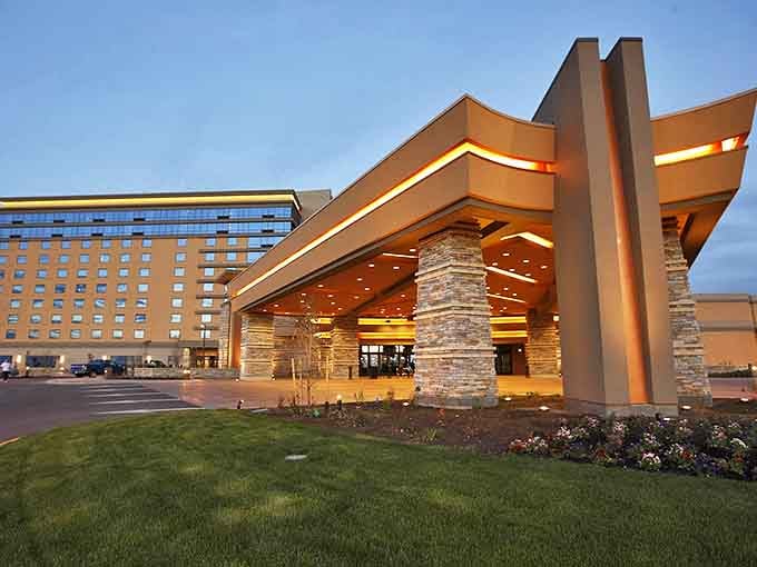Wildhorse Resort rises from the landscape like a modern oasis, offering a striking contrast to Pendleton's historic downtown just minutes away.
