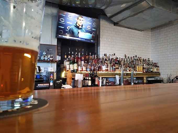 A well-stocked bar that promises liquid companionship for your meal—whether you're celebrating or just Tuesday.