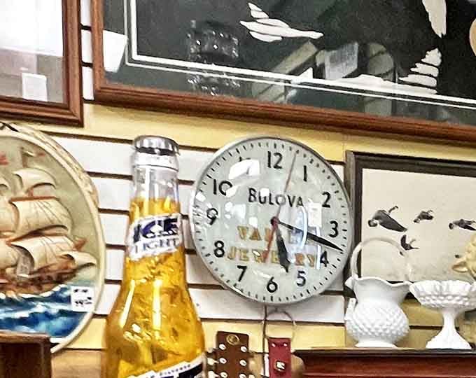 That vintage Bulova clock has been keeping perfect time since the days when "I Love Lucy" was appointment television.