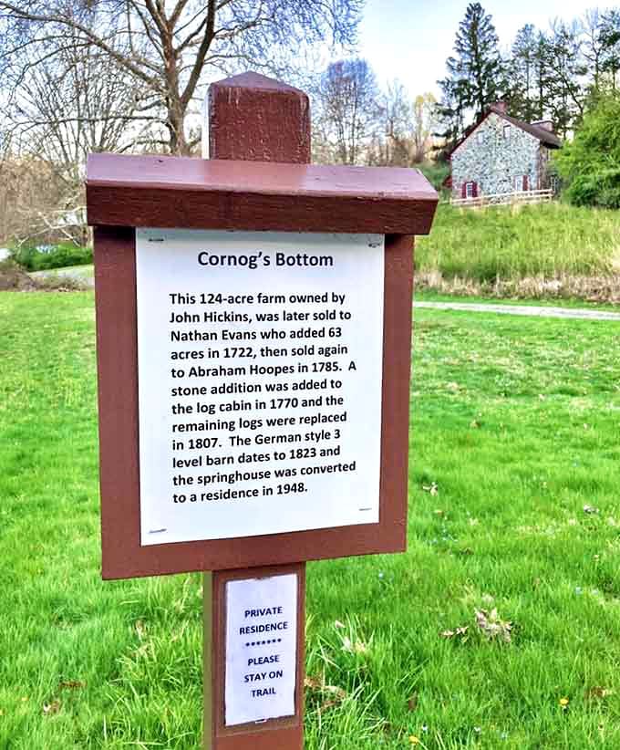 History lessons come alive at Cornog's Bottom, where centuries of Pennsylvania farming heritage are preserved for modern explorers.