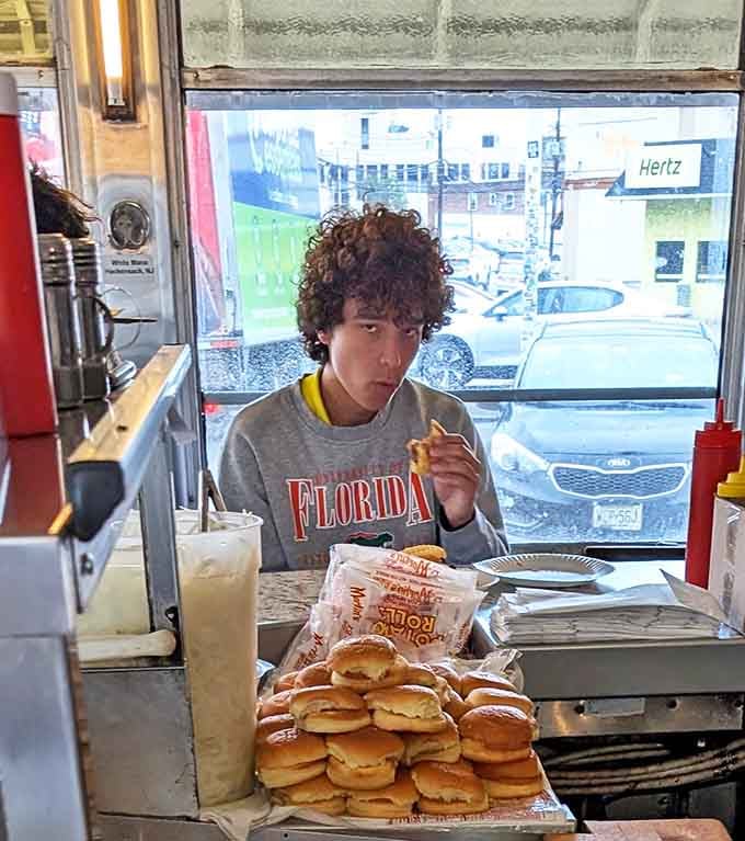 When your burger order arrives with a side of people-watching, you've found the perfect dining experience.