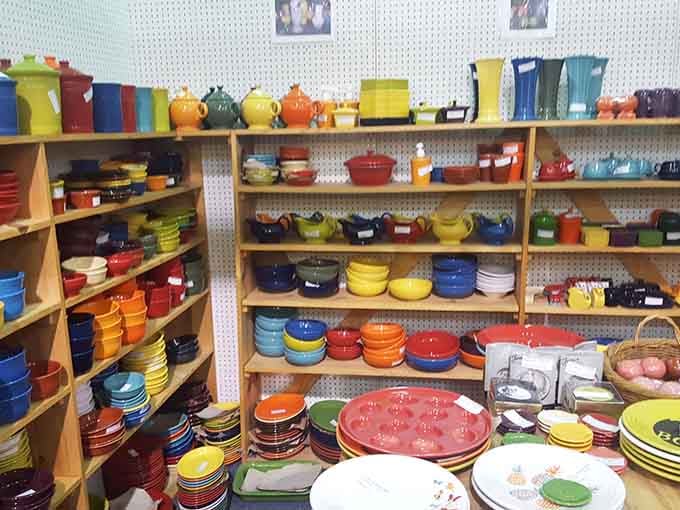 A rainbow explosion of Fiestaware that would make your grandmother swoon and your Instagram followers double-tap with envy.
