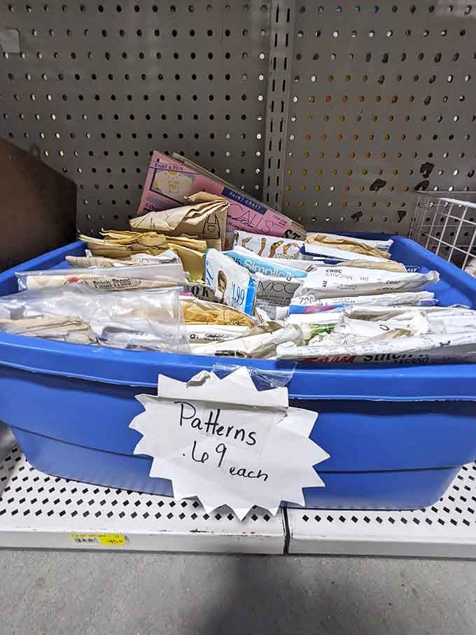 A treasure trove of sewing patterns for just 69 cents each&mdash;creative possibilities without the craft store sticker shock.