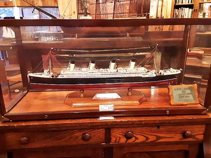 This model Titanic won't sink your budget but will definitely elevate your bookshelf game. Maritime history in miniature.