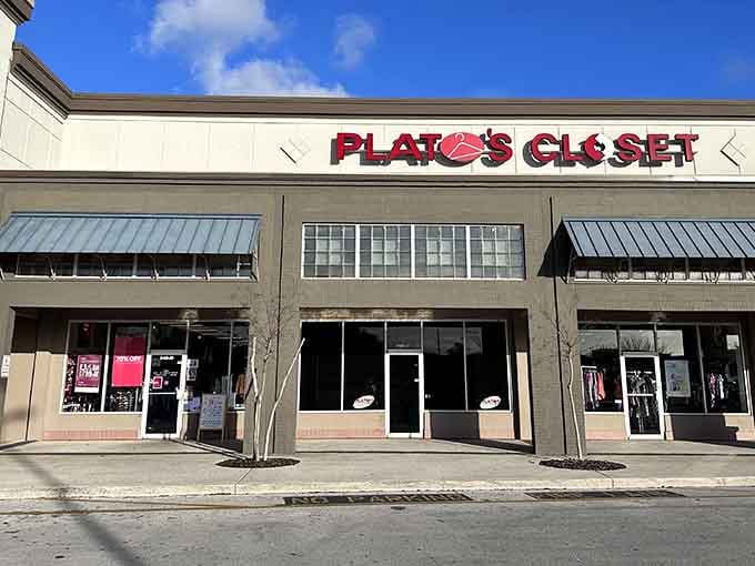 Plato's Closet specializes in trendy teen and young adult clothing, offering fashion-forward options at a fraction of retail prices.