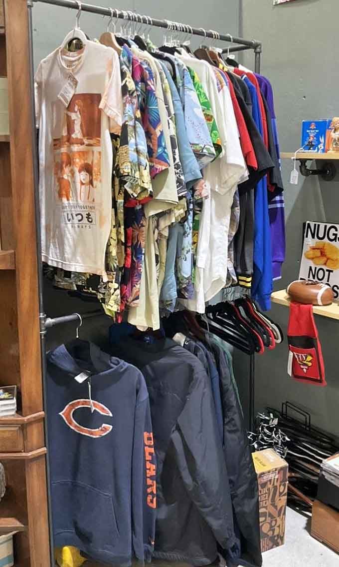 From vintage tees to retro finds, there's something here for every style preference.