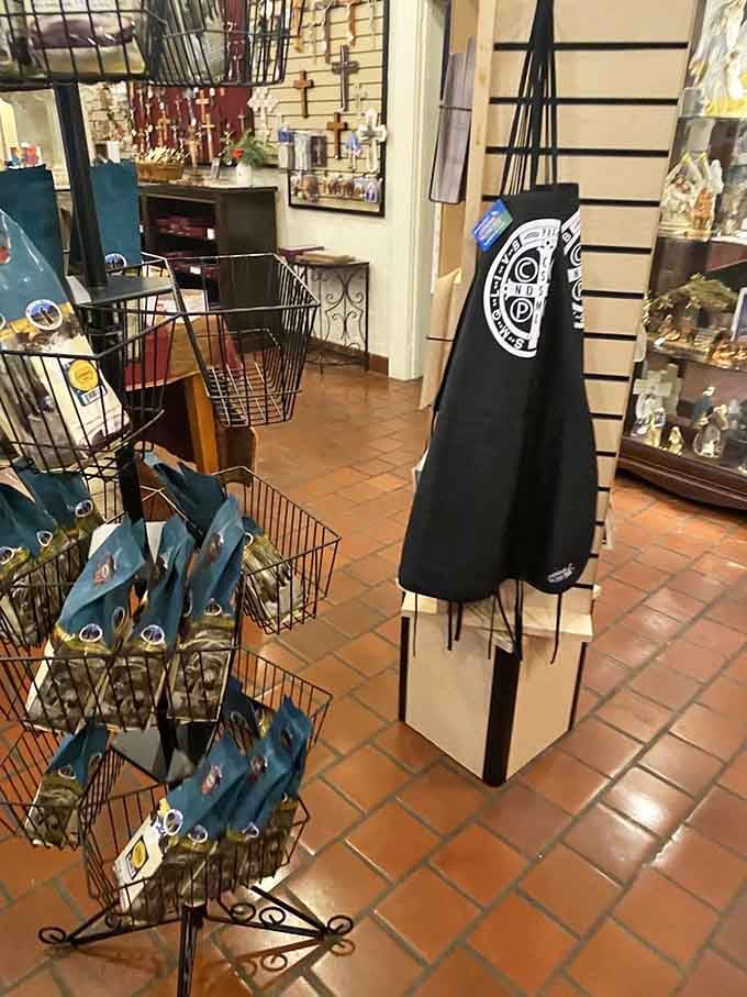 The gift shop offers mementos of your visit, because sometimes you need a souvenir to prove this place actually exists.