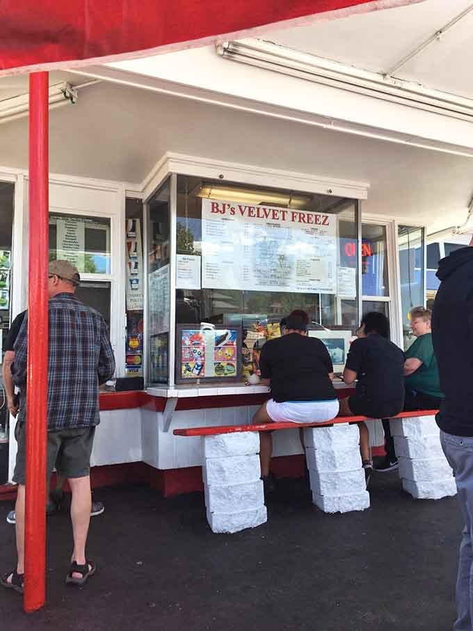 The front counter where locals gather like it's the town square, because good food creates instant community.