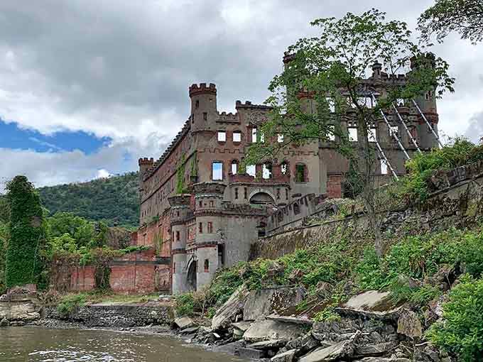 Overcast skies add drama to the ruins, making every photograph look like a moody album cover from your favorite band.