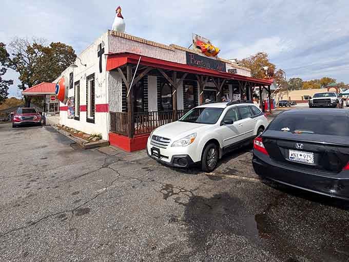 A packed parking lot is always the best restaurant review you'll ever need to trust completely.