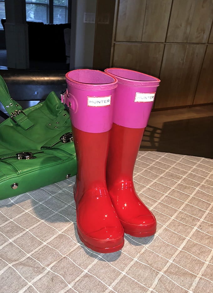 Hunter boots in brilliant colors, because Portland rain is no match for style that's both practical and fabulous.