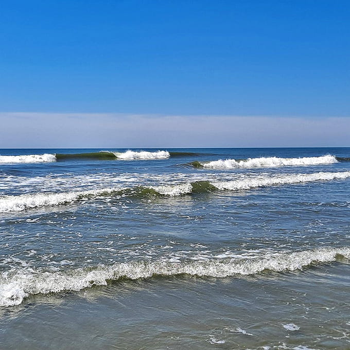 Rolling waves provide the soundtrack to your island adventure, constant and soothing in their rhythm.