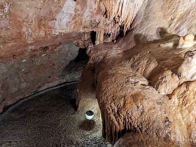 These limestone formations have been growing longer than humans have been making bad decisions about haircuts.