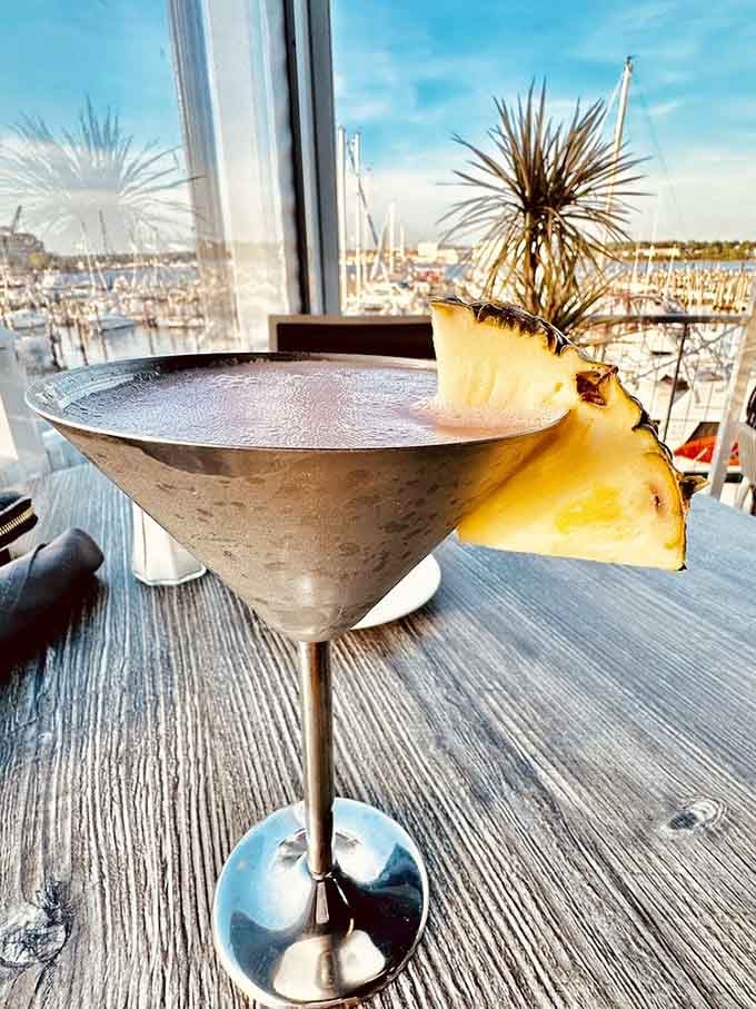 Sip on a refreshing tropical cocktail while enjoying the stunning marina views at On The Waterfront. It&rsquo;s pure harbor bliss!