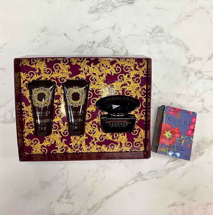 Luxury scents without the eye-watering price tags. Versace and Gucci gift sets that let you smell like a million bucks for considerably less.
