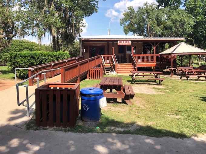 The office and check-in area, your gateway to explaining to friends back home that yes, you really swam in a cave.