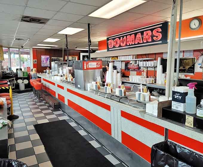 Another angle of retro perfection, where every detail whispers that this place knows exactly what it's doing.