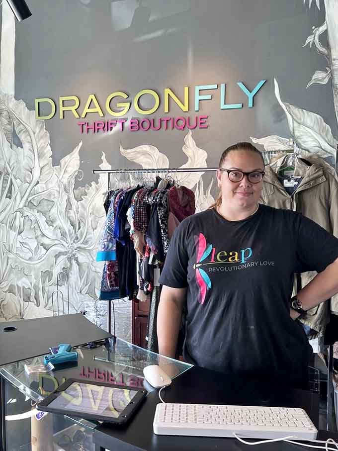 Friendly faces behind the counter understand that finding the perfect vintage piece deserves celebration and high fives.