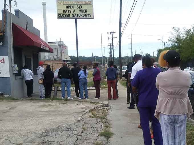 When people line up outside like this, you know something special is happening behind that door worth the wait.