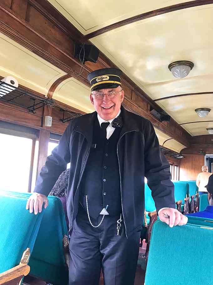 Your conductor's genuine smile tells you everything: this isn't just a job, it's a calling with excellent benefits.