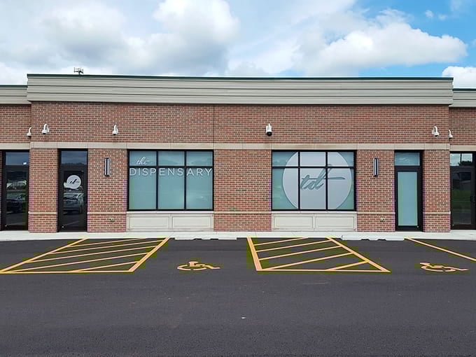 Modern amenities meet small-town service in a building that actually looks like it belongs in the neighborhood.