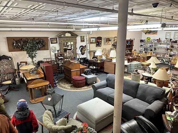 A furniture showroom where every piece has already proven it can survive trends, moves, and generations of actual living.