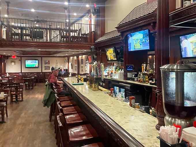 That shield logo outside represents a badge of honor for Maryland's most beloved crab cake destination.