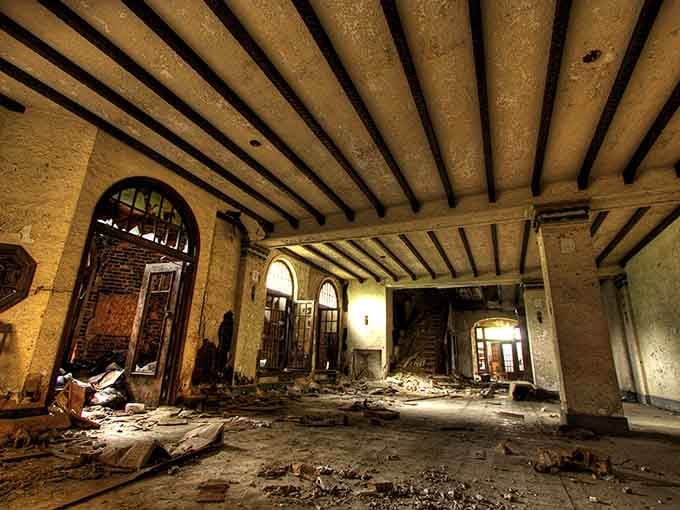 The Ambassador Apartments have seen more departures than arrivals, but they're still standing for the curtain call.