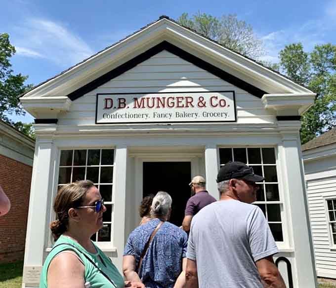D.B. Munger & Co. offered confectionery, bakery, and groceries back when one-stop shopping meant three different counters.