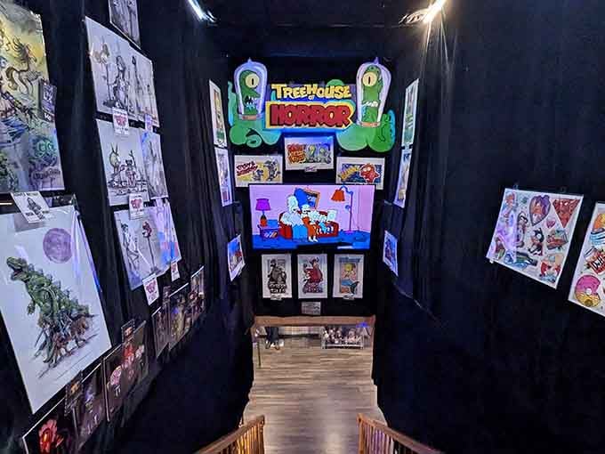 The Simpsons' Treehouse of Horror gets its due respect in this shrine to animated spookiness.